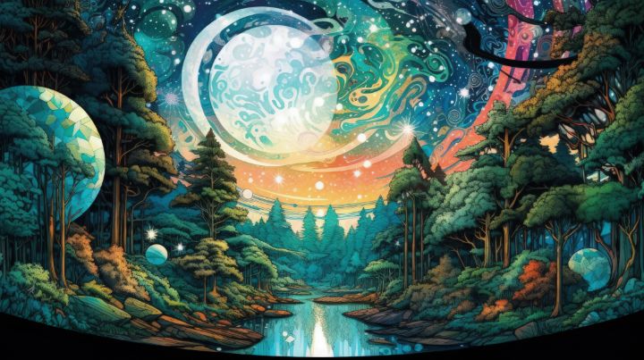 The Psychedelic Cosmos of Nature - graphiXperience - Drawings ...