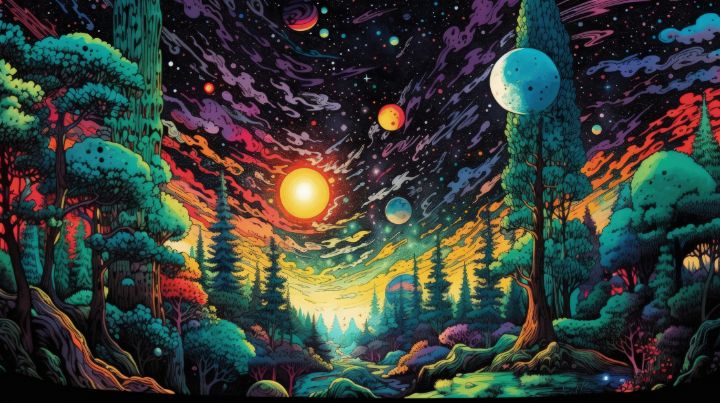 The Psychedelic Cosmos of Nature - graphiXperience - Drawings ...