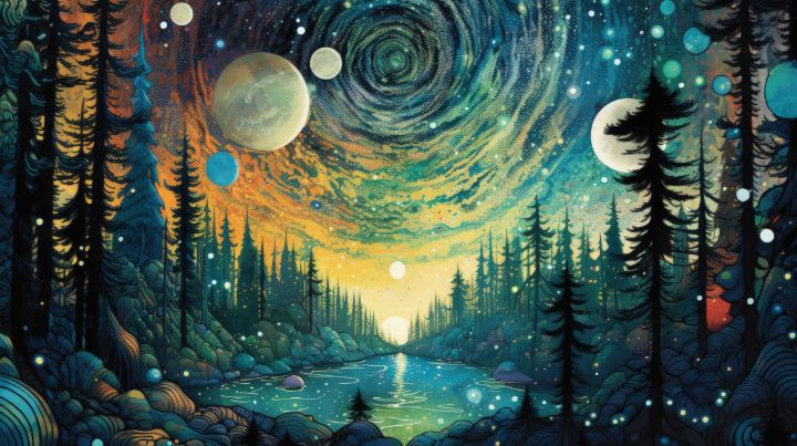 The Psychedelic Cosmos of Nature - graphiXperience - Drawings ...