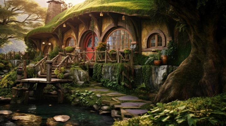 Hobbit House in the Woods - graphiXperience - Drawings & Illustration ...