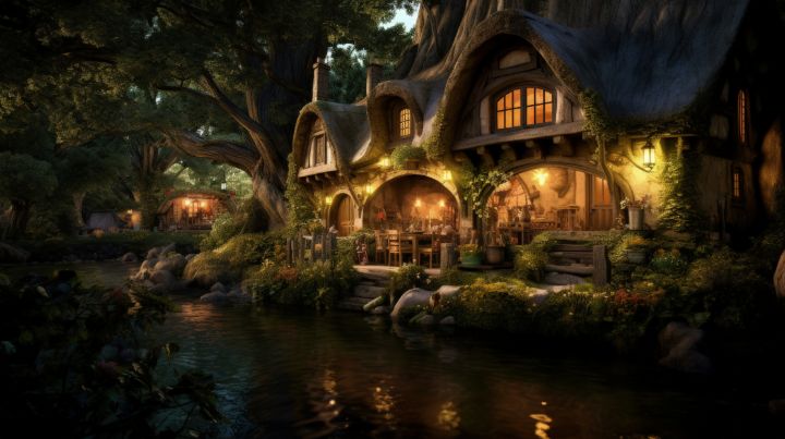 Hobbit House in the Woods - graphiXperience - Drawings & Illustration ...