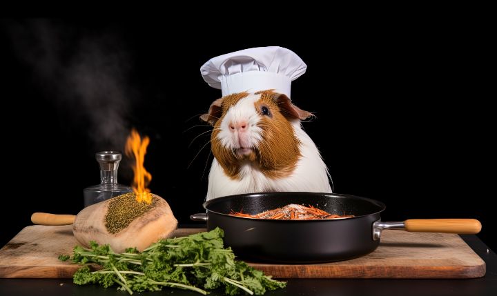 Guinea Pig as Cooker - graphiXperience - Drawings & Illustration, Food ...