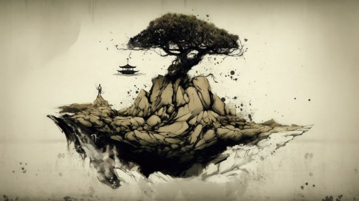 Traditional Japanese Ink Art Image - graphiXperience - Drawings ...