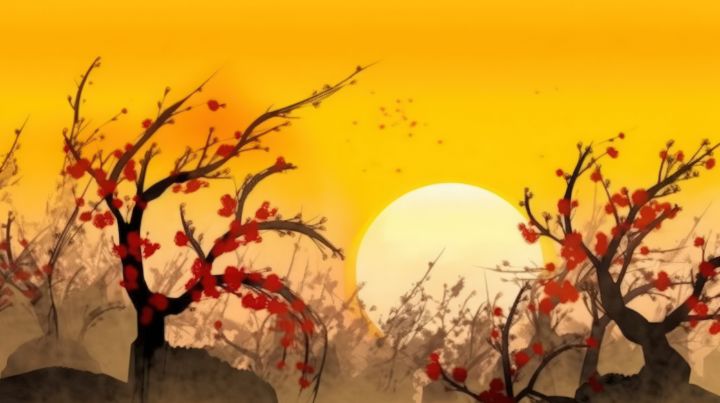 Traditional Japanese Ink Art Image - graphiXperience - Drawings ...