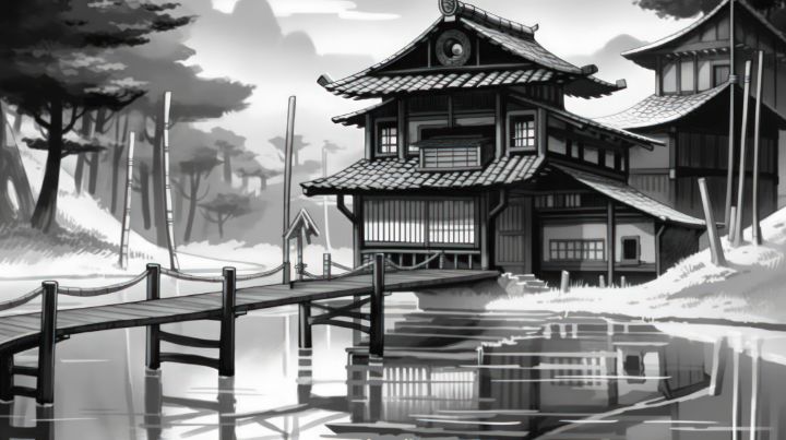 Traditional Japanese Ink Art Image - graphiXperience - Drawings ...