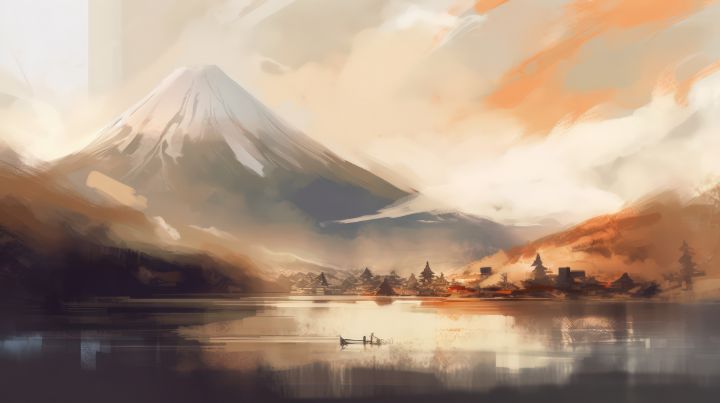 Traditional Japanese Ink Art Image - graphiXperience - Drawings ...