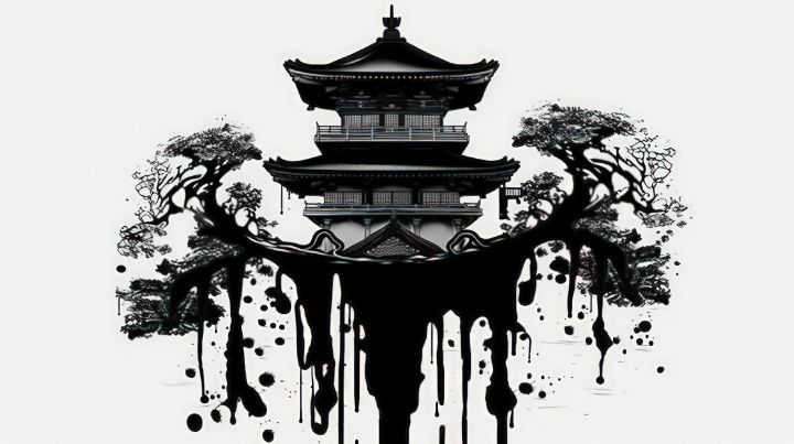 Traditional Japanese Ink Art Image - graphiXperience - Drawings ...