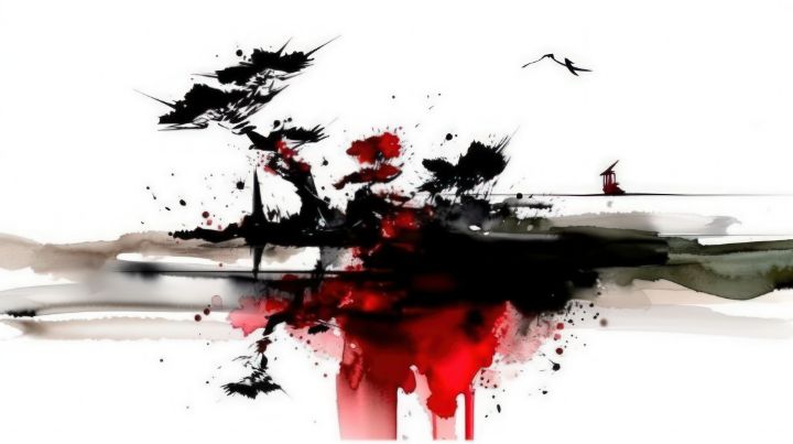 Traditional Japanese Ink Art Image - graphiXperience - Drawings ...