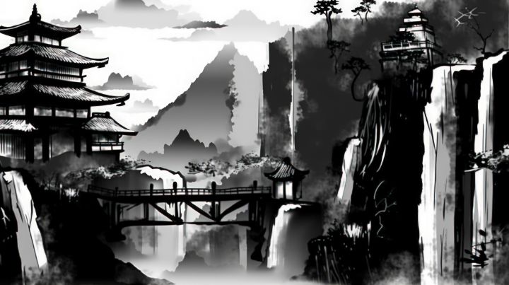 Traditional Japanese Ink Art Image - graphiXperience - Drawings ...