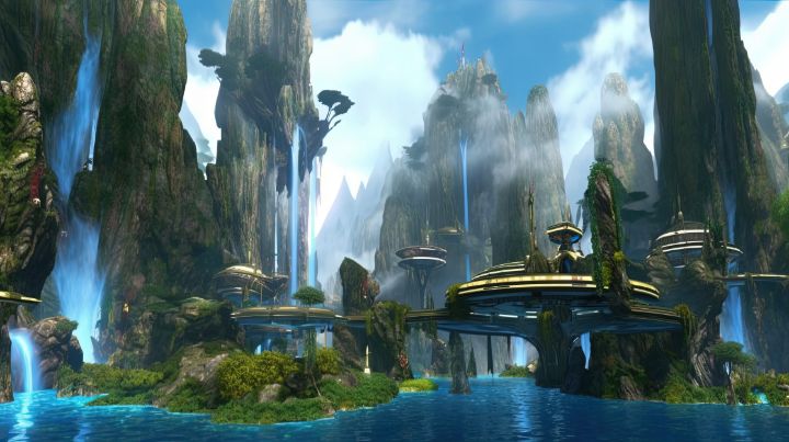 Fantasy Planet Landscape Illustratio - graphiXperience - Drawings ...
