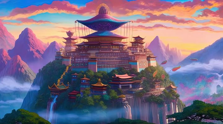 Fantasy Planet Landscape Illustratio - graphiXperience - Drawings ...
