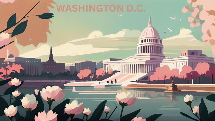 CITY ILLUSTRATION WASHINGTON D.C. - graphiXperience - Drawings ...
