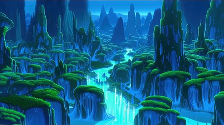 Fantasy Planet Landscape Illustratio - graphiXperience - Drawings ...