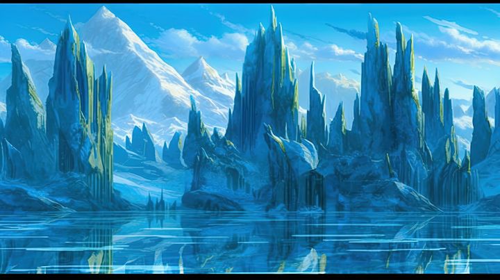 Fantasy Planet Landscape Illustratio - graphiXperience - Drawings ...