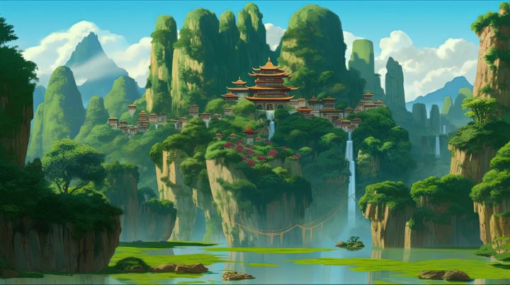 Fantasy Planet Landscape Illustratio - graphiXperience - Drawings ...