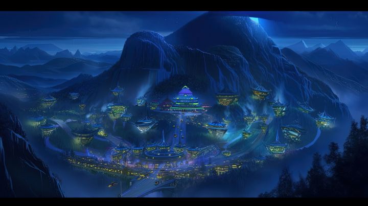 Fantasy Planet Landscape Illustratio - graphiXperience - Drawings ...