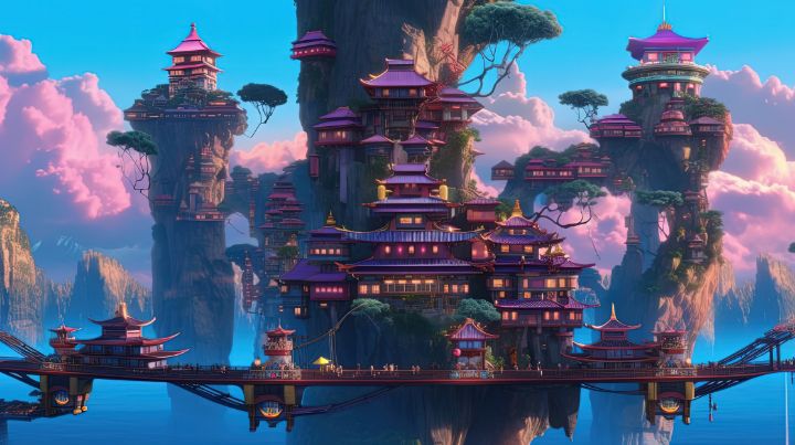 Fantasy Planet Landscape Illustratio - graphiXperience - Drawings ...
