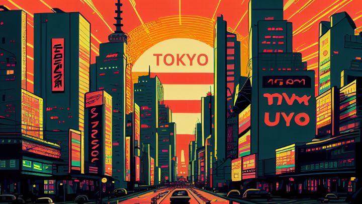 CITY ILLUSTRATION TOKYO - graphiXperience - Drawings & Illustration ...