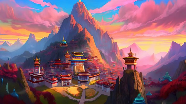 Fantasy Planet Landscape Illustratio - graphiXperience - Drawings ...
