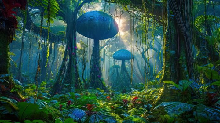 Fantasy Planet Landscape Illustratio - graphiXperience - Drawings ...