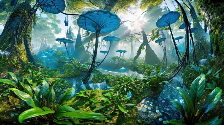 Fantasy Planet Landscape Illustratio - graphiXperience - Drawings ...