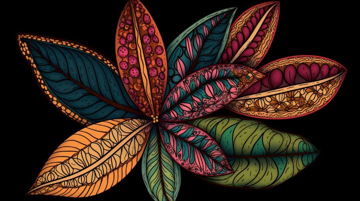 Frangipani Line Art Artwork - graphiXperience - Drawings & Illustration ...