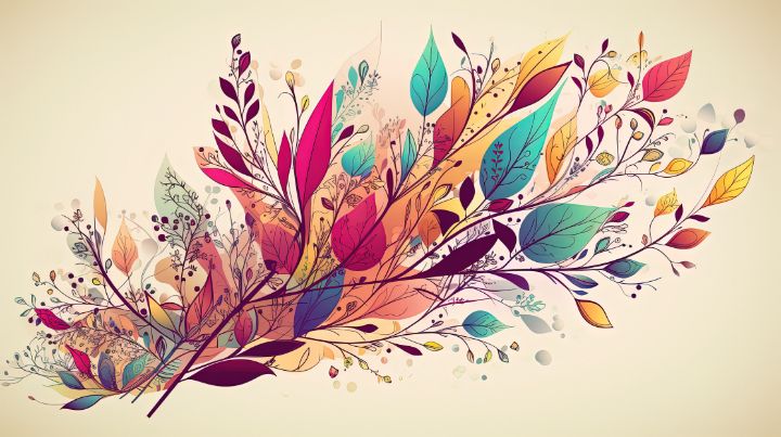 Heather Colorful Line Art - graphiXperience - Drawings & Illustration ...