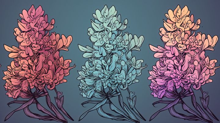 Vibrant Hyacinth Art Artwork - graphiXperience - Drawings ...