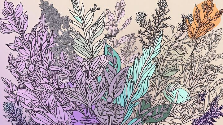 Lavender Line Art Dreamscape - graphiXperience - Drawings ...