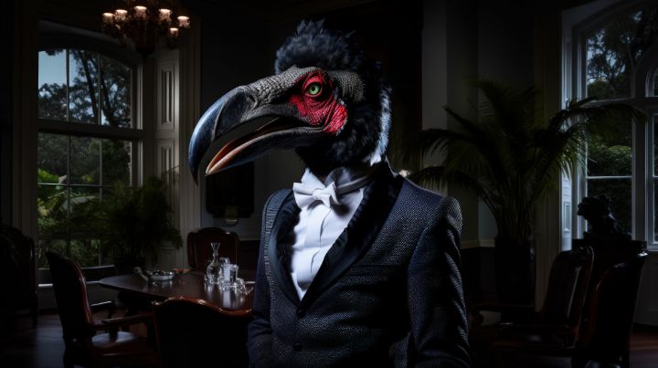 Cockatrice wearing a Suit - graphiXperience - Drawings & Illustration ...