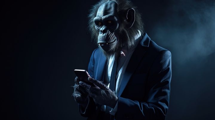 Baboon as CEO Artwork - graphiXperience - Drawings & Illustration ...