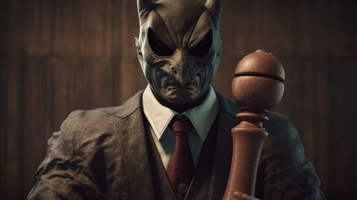 Bat as Judge Artwork - graphiXperience - Drawings & Illustration ...