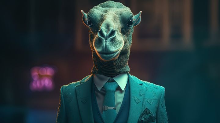 Camel as Business Executive Artwork - graphiXperience - Drawings ...