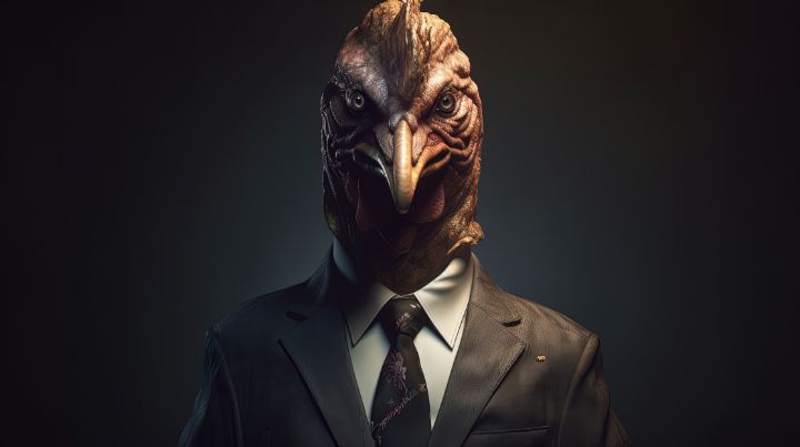 Chicken as Advertising Executive Art - graphiXperience - Drawings ...