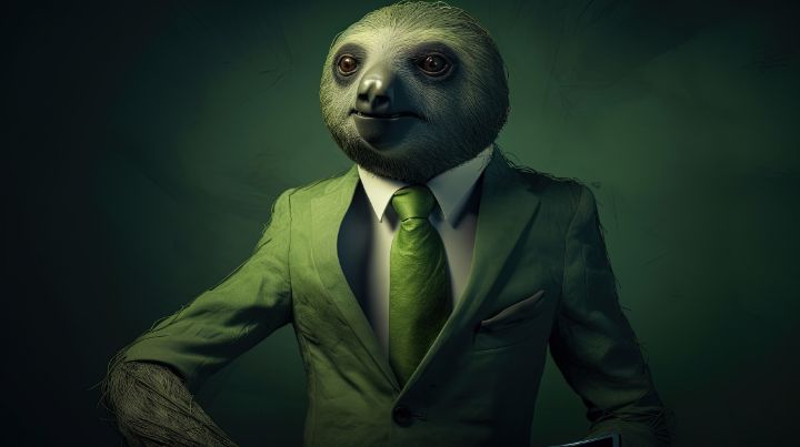 Sloth as Advertising Executive Artwo - graphiXperience - Drawings ...