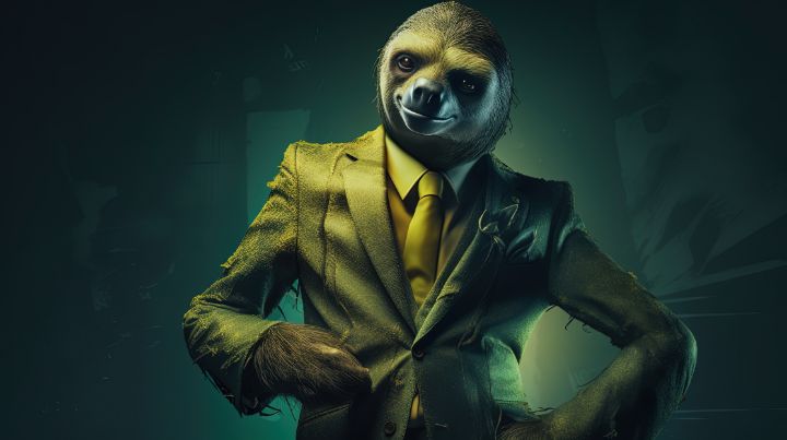 Sloth as Advertising Executive Artwo - graphiXperience - Drawings ...
