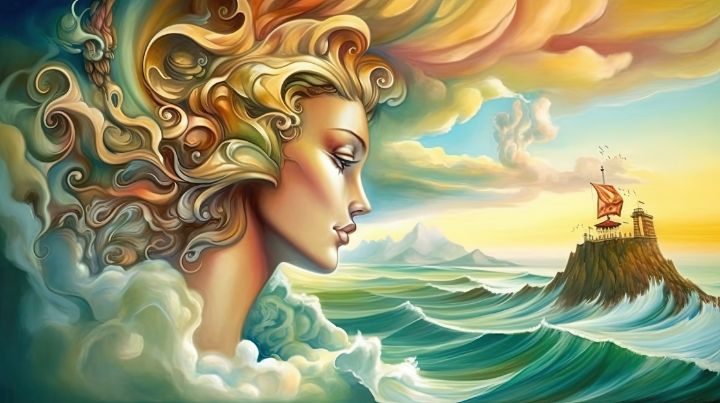 Beautiful Magical Witch Drawing - graphiXperience - Drawings ...