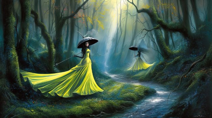 Beautiful Magical Witch Drawing - graphiXperience - Drawings ...