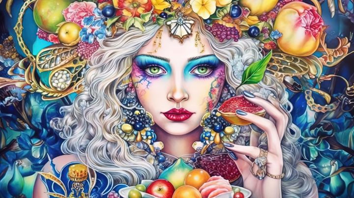 Beautiful Magical Witch Drawing - graphiXperience - Drawings ...