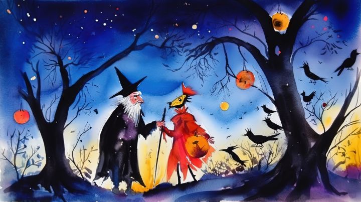 Beautiful Magical Witch Drawing - graphiXperience - Drawings ...