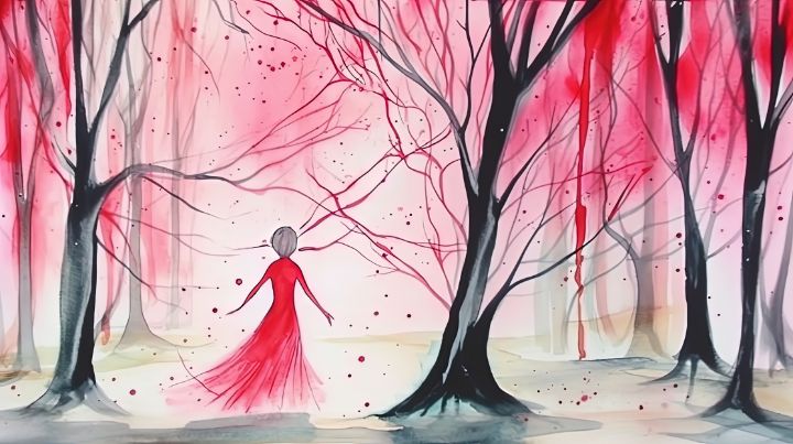 Beautiful Magical Witch Drawing - graphiXperience - Drawings ...