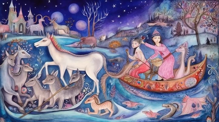 Beautiful Magical Witch Drawing - graphiXperience - Drawings ...