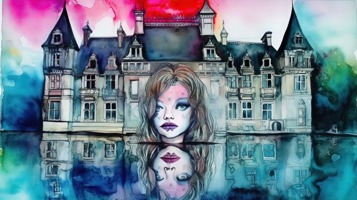 Beautiful Magical Witch Drawing - graphiXperience - Drawings ...