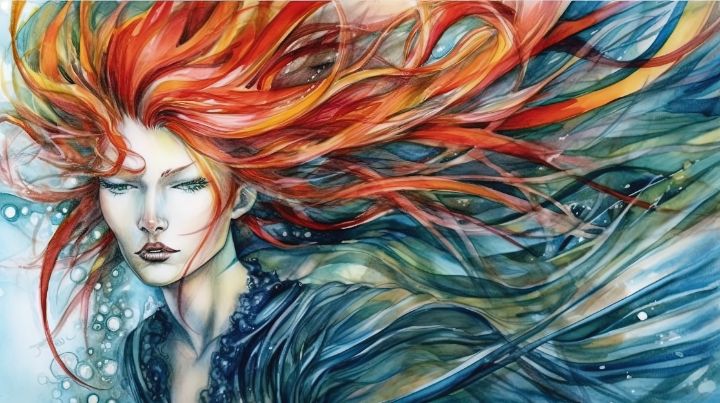 Beautiful Magical Witch Drawing - graphiXperience - Drawings ...