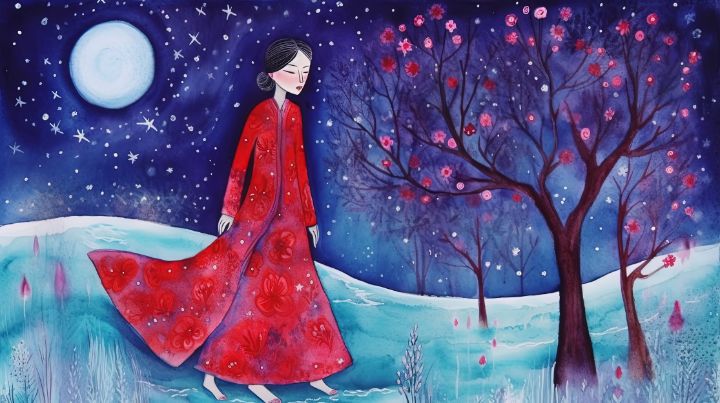 Beautiful Magical Witch Drawing - graphiXperience - Drawings ...