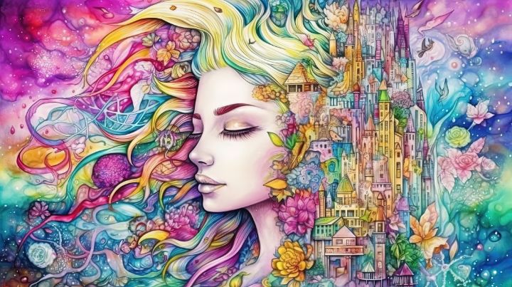 Beautiful Magical Witch Drawing - graphiXperience - Drawings ...