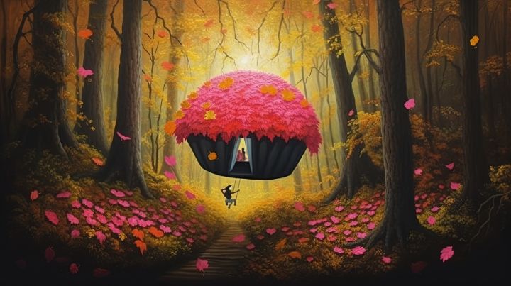 Creative Dreamy Magical Forest - graphiXperience - Drawings ...