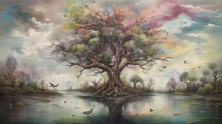 Creative Dreamy Magical Forest - graphiXperience - Drawings ...