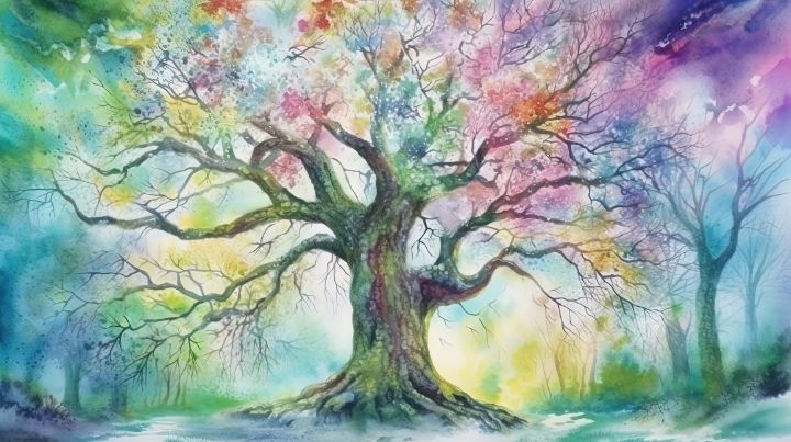Creative Dreamy Magical Forest - graphiXperience - Drawings ...