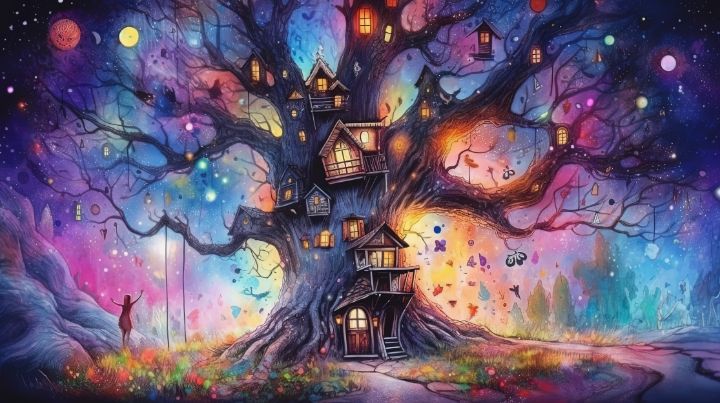 Creative Dreamy Magical Forest - graphiXperience - Drawings ...